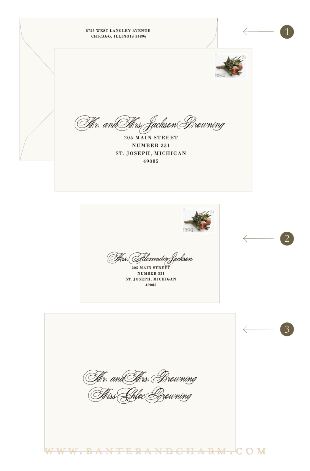 Wedding Envelope Addressing: Etiquette and Organization - Banter and Charm