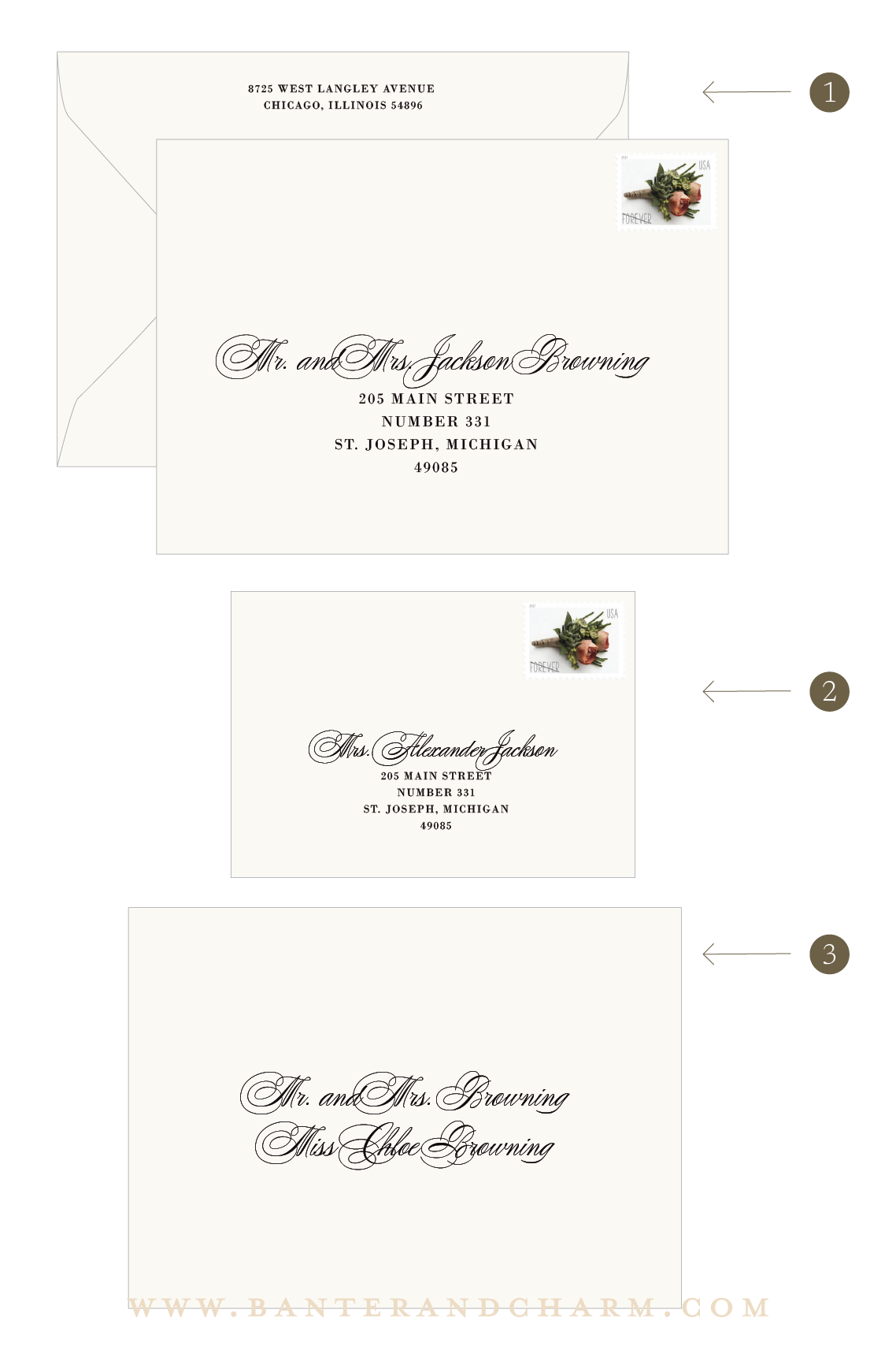 Wedding Envelope Addressing: Etiquette and Organization - Banter and Charm