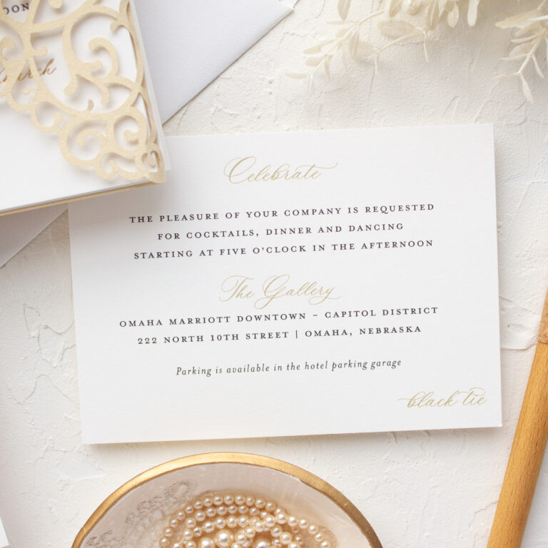 Reception Card Wording Samples - Banter and Charm