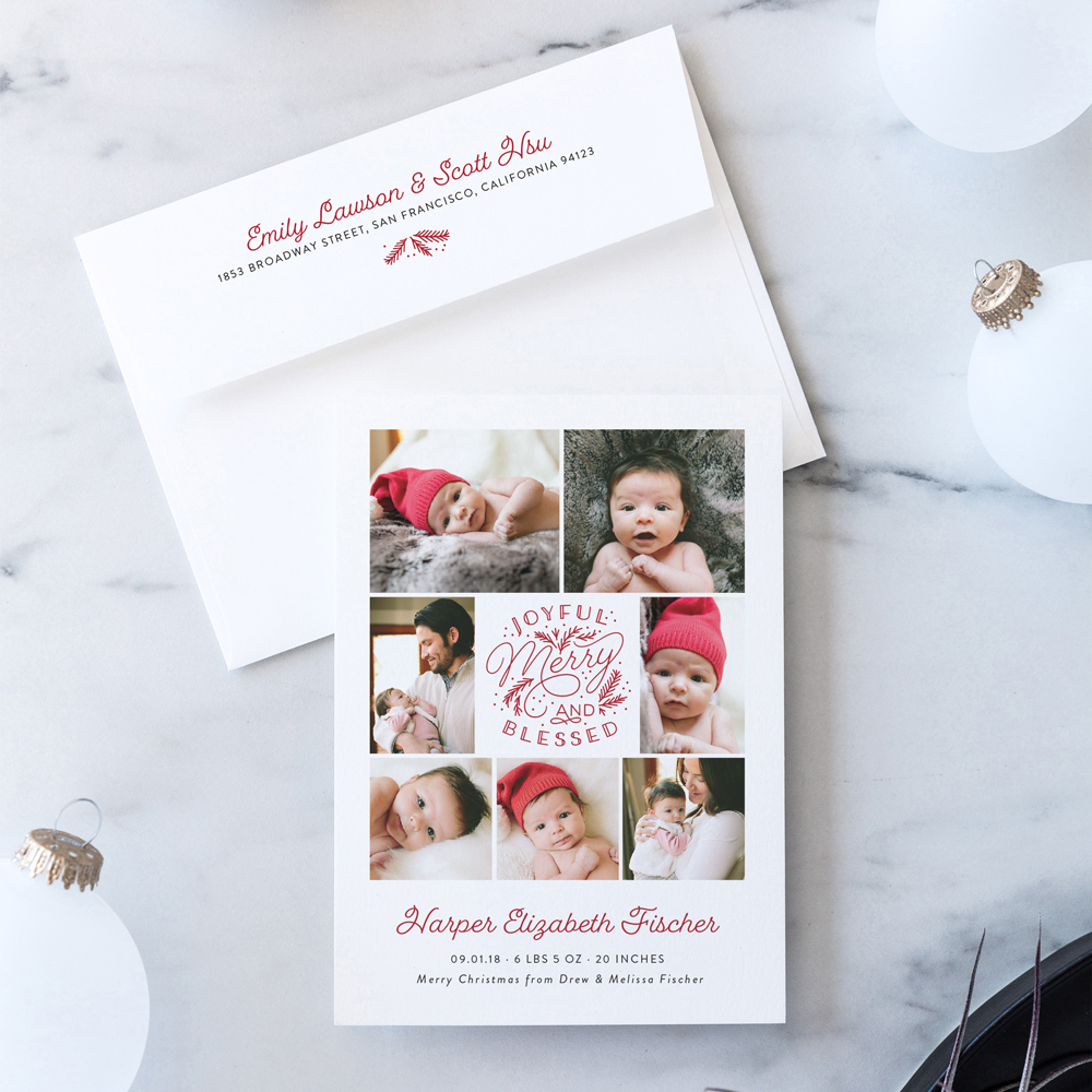 Birth Announcement Christmas Cards Holiday 2018 Collection Banter Birth Announcement Christmas Cards Holiday 2018 Collection Banter