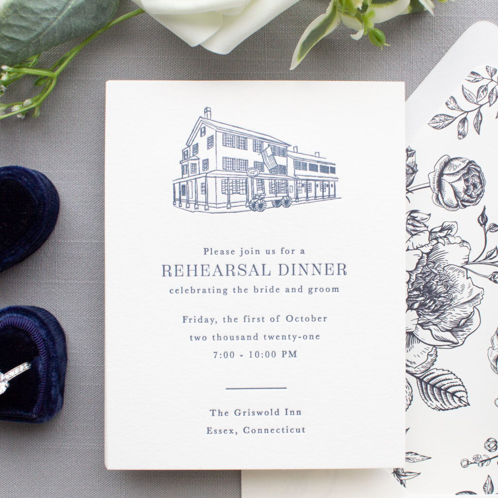 Connecticut River Museum Wedding Invitations | Clare - Banter and Charm