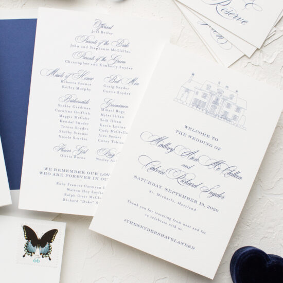 Customize Your Wedding Invitations with a Venue Sketch - Banter and Charm