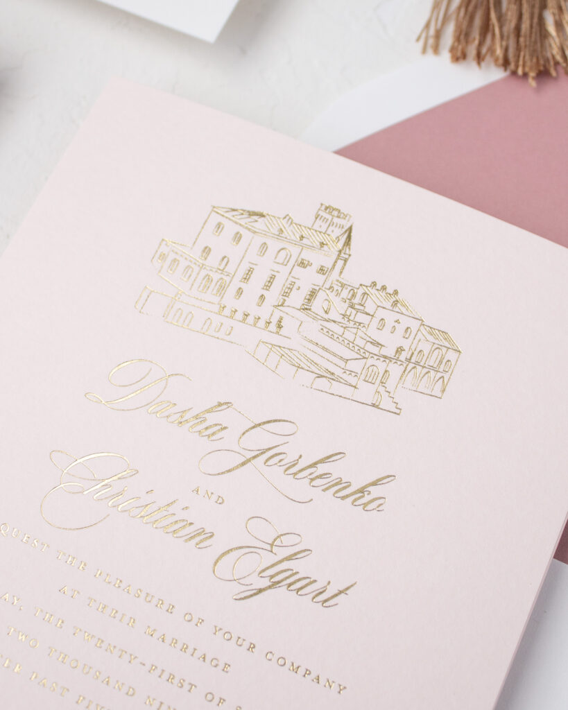 Villa Cimbrone Wedding Invitations | Dasha - Banter and Charm